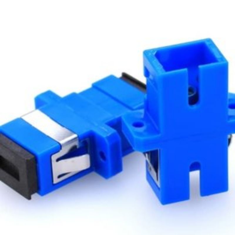 Sc upc adapter blue barrel SC upc SC upc fiber optic connector | Shopee ...