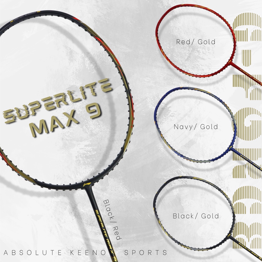 Li-Ning G-Force Superlite MAX 9 Badminton Racket | Shopee Malaysia