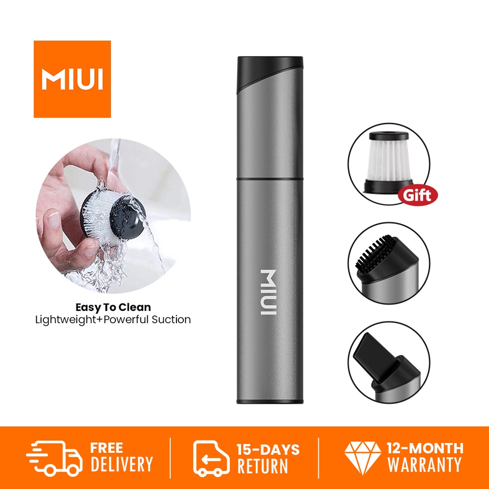 MIUI Mini Vacuum Cleaner Small Handheld Vacuum Cordless USB ...