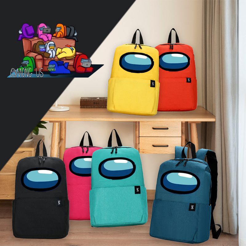 Game Among Us Backpack Bags Men Women Teenage Boys Girls School Bags ...
