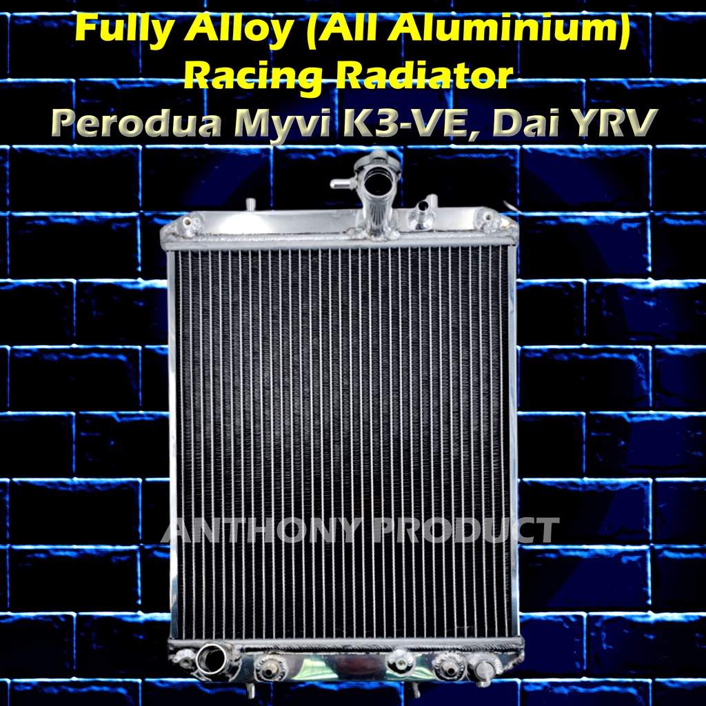 Perodua Myvi 05-10, Dai YRV All Aluminium Radiator Fully Alloy (Manual ...