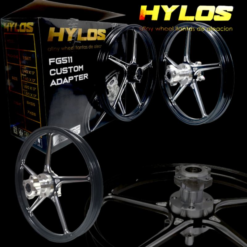 Y15 Y15ZR Y16 Y16ZR Y125ZR LC135 LC4S LC5S HYLOS 511 FG511 CUSTOM ADAPTER 1.40X1.40-17 /1.60X1 ...