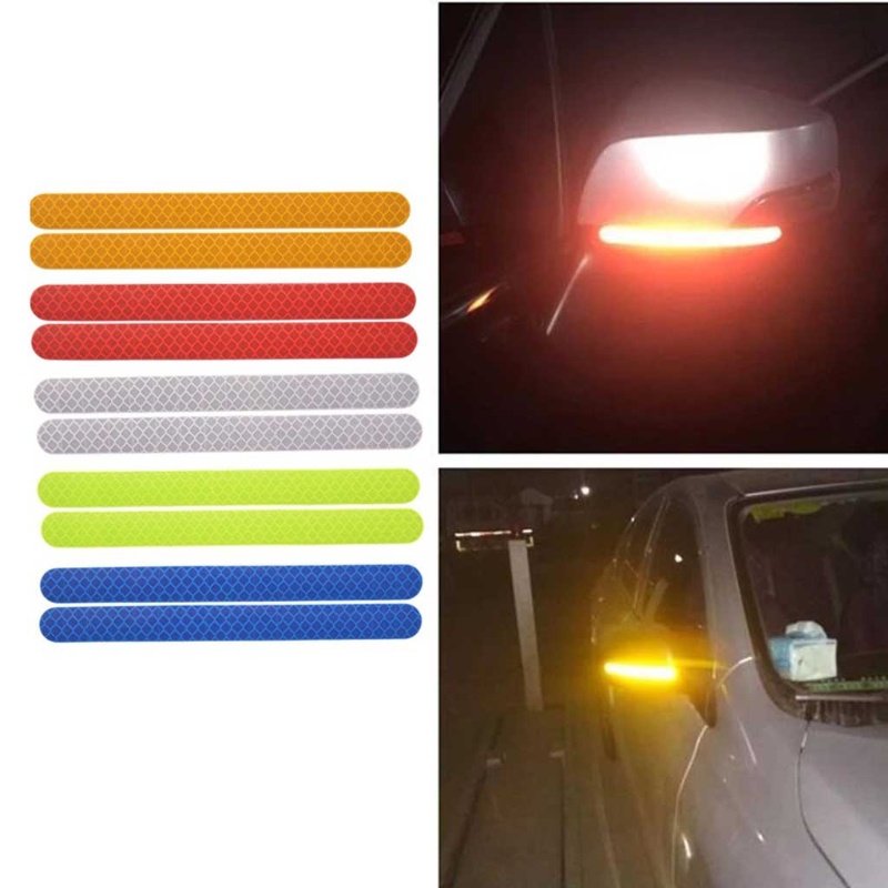 1 Pair Reflective Tape Self Adhesive Waterproof Conspicuity Reflector ...