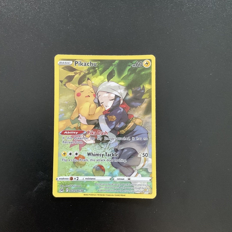 Pokemon Trading Card Game: Pikachu Trainer Gallery TG05 / TG30 | Shopee ...