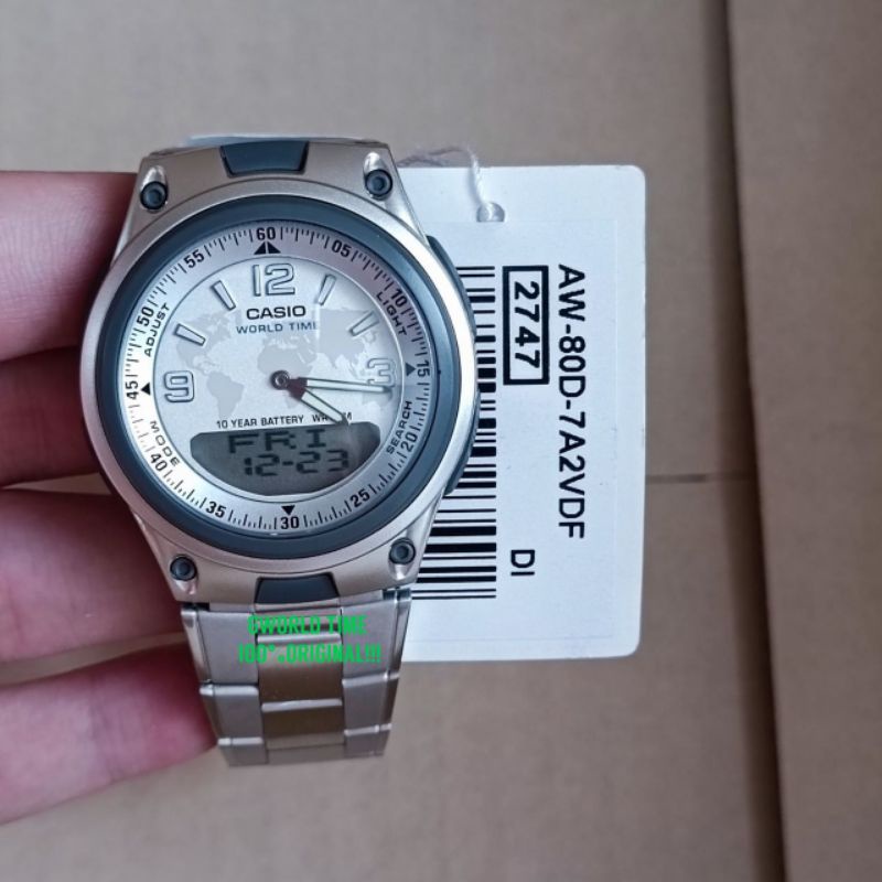 CASIO ORIGINAL AW-80D-7A2/AW-80D-7A2VDF/AW-80D/AW80D | Shopee Malaysia
