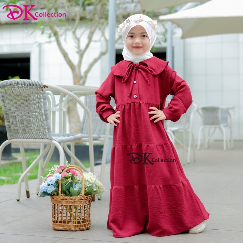 CALISTA children's Gamis made of Crincle Airflow / children's clothes ...