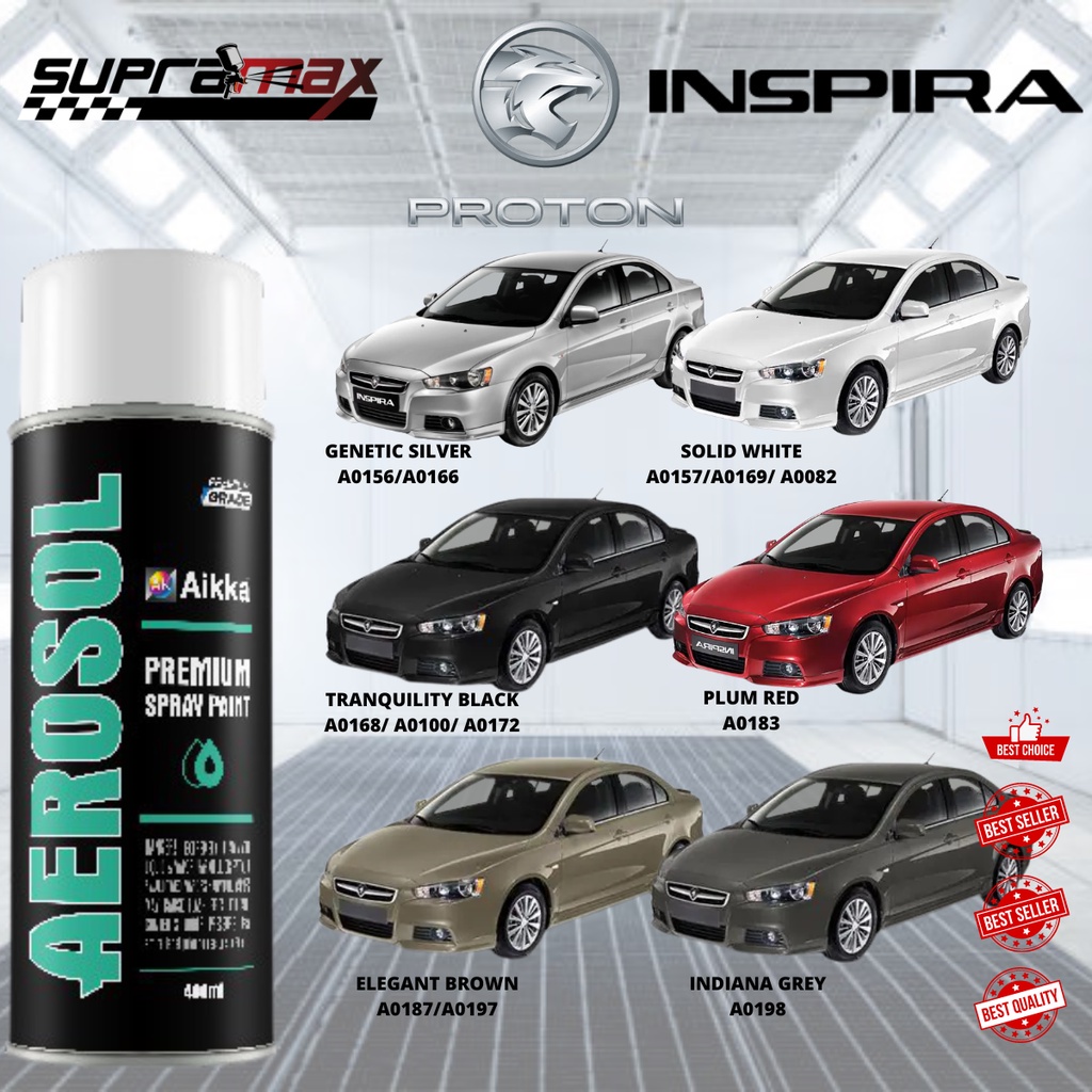 [Proton Inspira] Touch Up Paint SUPRAMAX Aerosol Spray Ideal Original ...