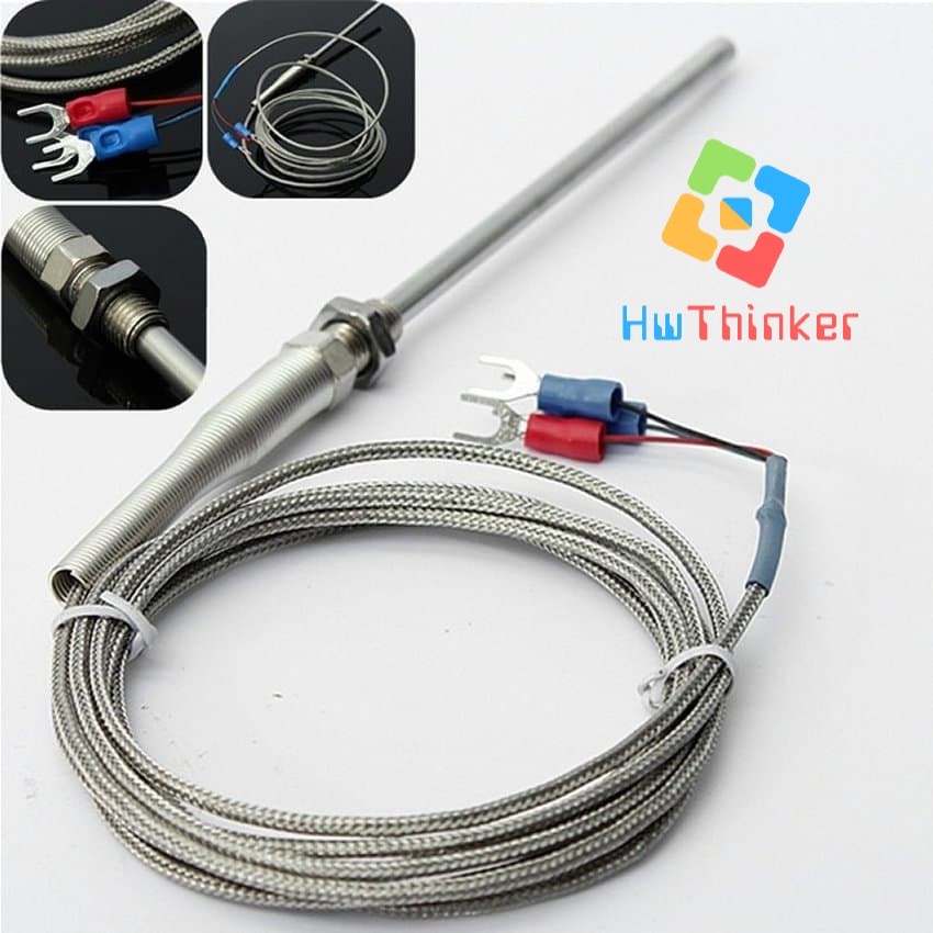Temperature Sensor RTD PT100 PT-100 Probe M8 1M 2M 3M 5M | Shopee Malaysia