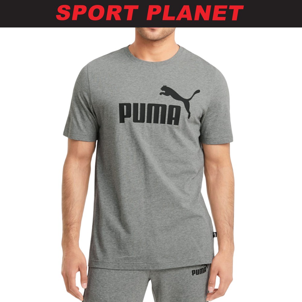 Puma Men Essentials Logo Tee Shirt Baju Lelaki (588737-03) Sport Planet ...