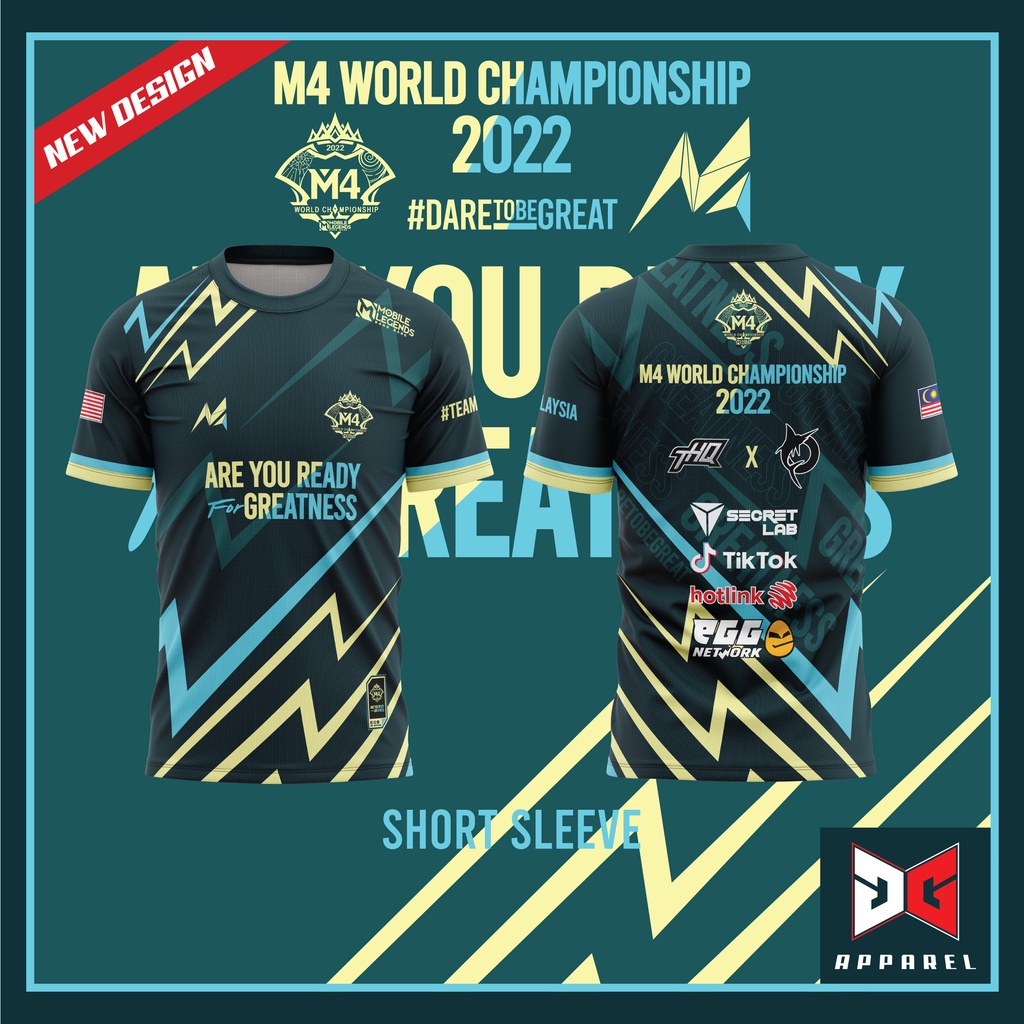 [NEW] MLBB M4 WORLD CHAMPIONSHIP 2022 TODAK TEAM HAQ UNISEX FULL ...