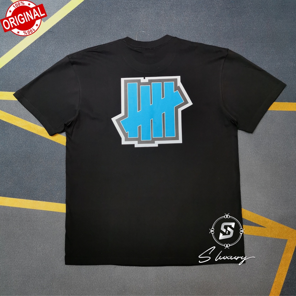 UNDEFEATED FRONT UNDFTD BACK LOGO TEE (NORMAL CUTTING) | Shopee Malaysia