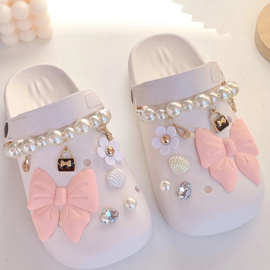 crocs jibbitz diy shoe accessorie ins Shoe Decoration Sticker croc clog ...