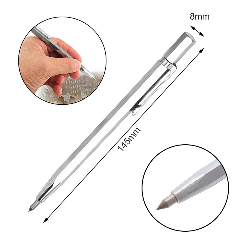 Tungsten Carbide Scriber Pen Engraving Tool Metal Glass Concrete ...
