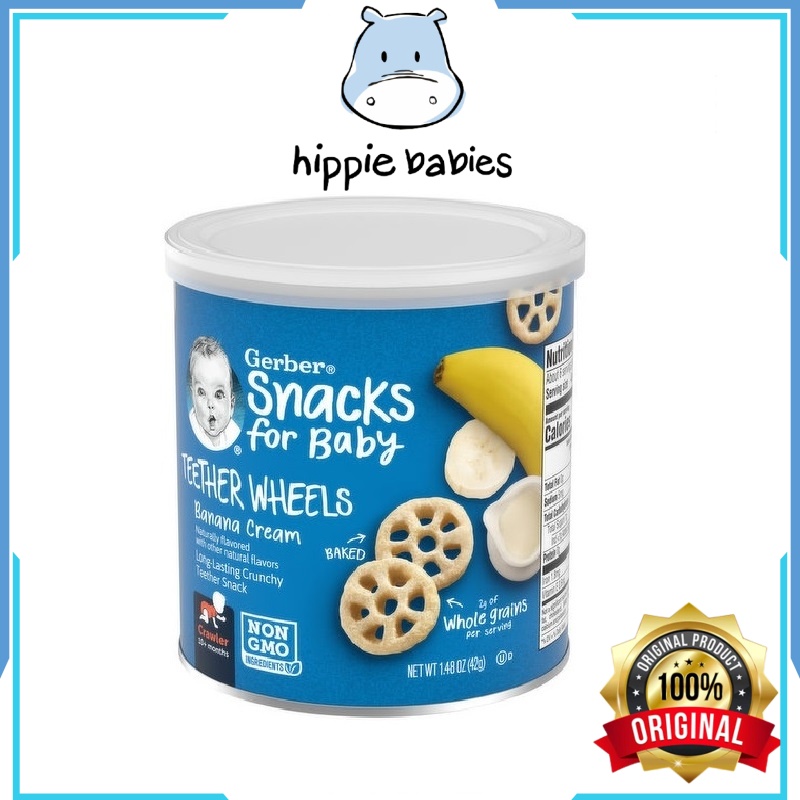 Gerber Teether Wheels - Banana Cream (42g) | Shopee Malaysia