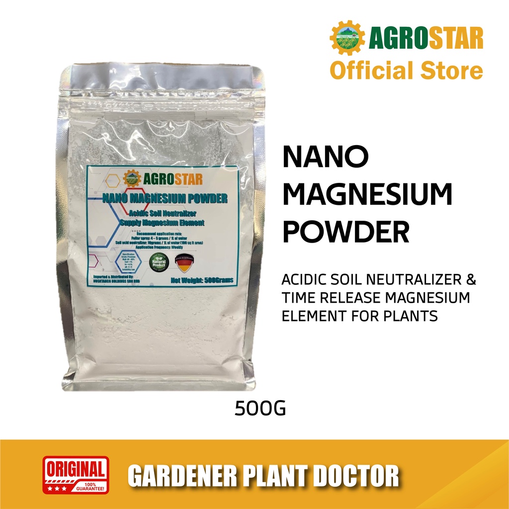 AGROSTAR Nano Magnesium Powder For Acidic Soil Neutralizer/pH Control ...