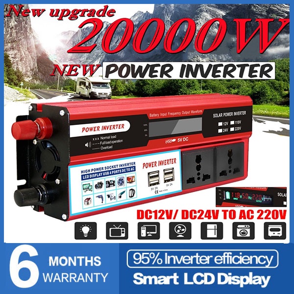 ️Original Power Inverter ️】20000W Converter Solar Inverter Car inverter ...