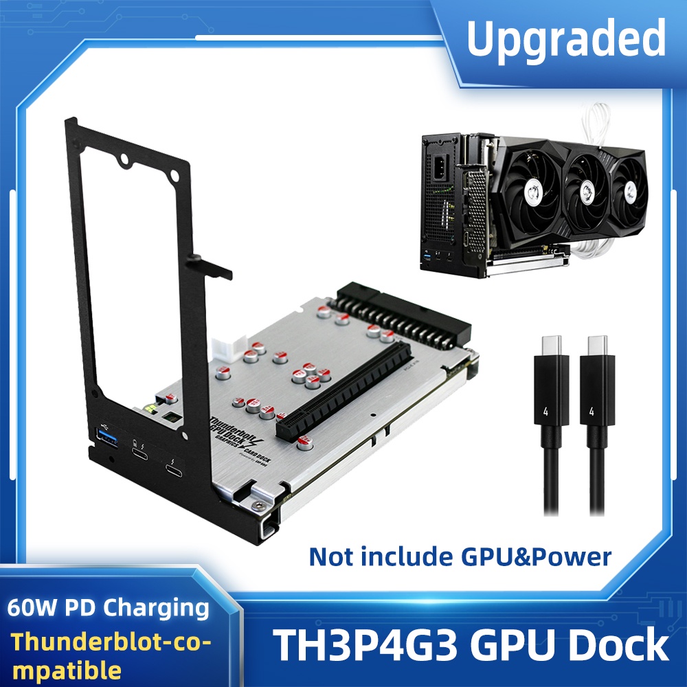 Upgraded TH3P4G3 Thunderbolt-compatible GPU Video Card Dock Laptop to ...