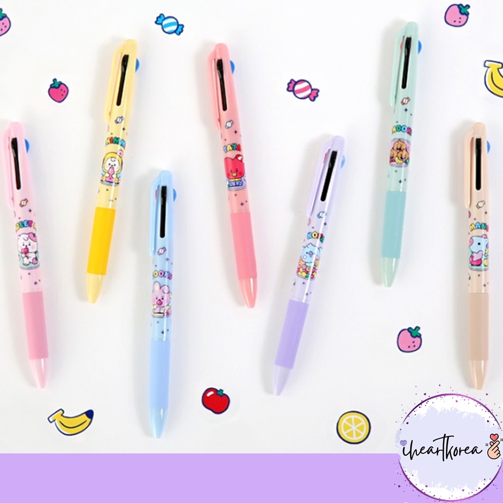 Monopoly BT21 3 Color Ballpoint Pen Jelly Candy 0.7mm | Shopee Malaysia