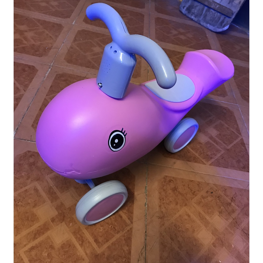 3-wheeled dolphin leg cart for children 1-2 years old, balance foot ...