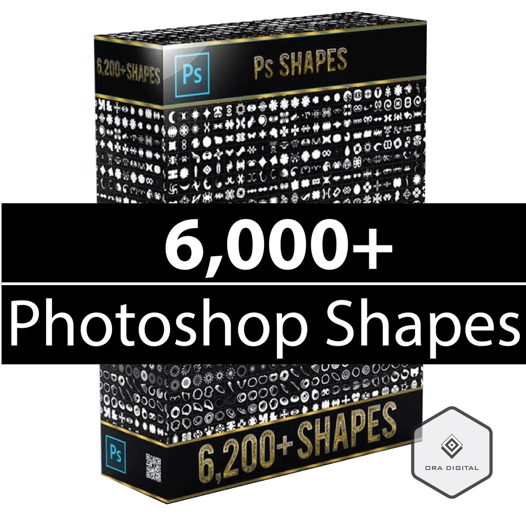 6000++ Photoshop Shapes Bundle | Shopee Malaysia