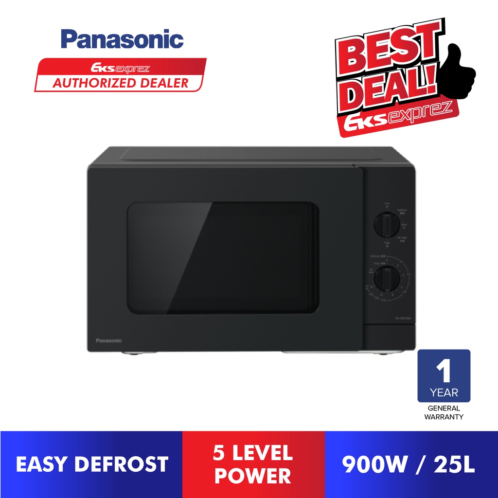 Panasonic Solo Microwave Oven (25L) NN-SM33NB / NN-SM33NBMPQ | Shopee ...