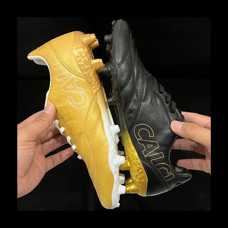 Original Calci Imperto Lea Kangaroo Leather Football Shoes | Shopee ...