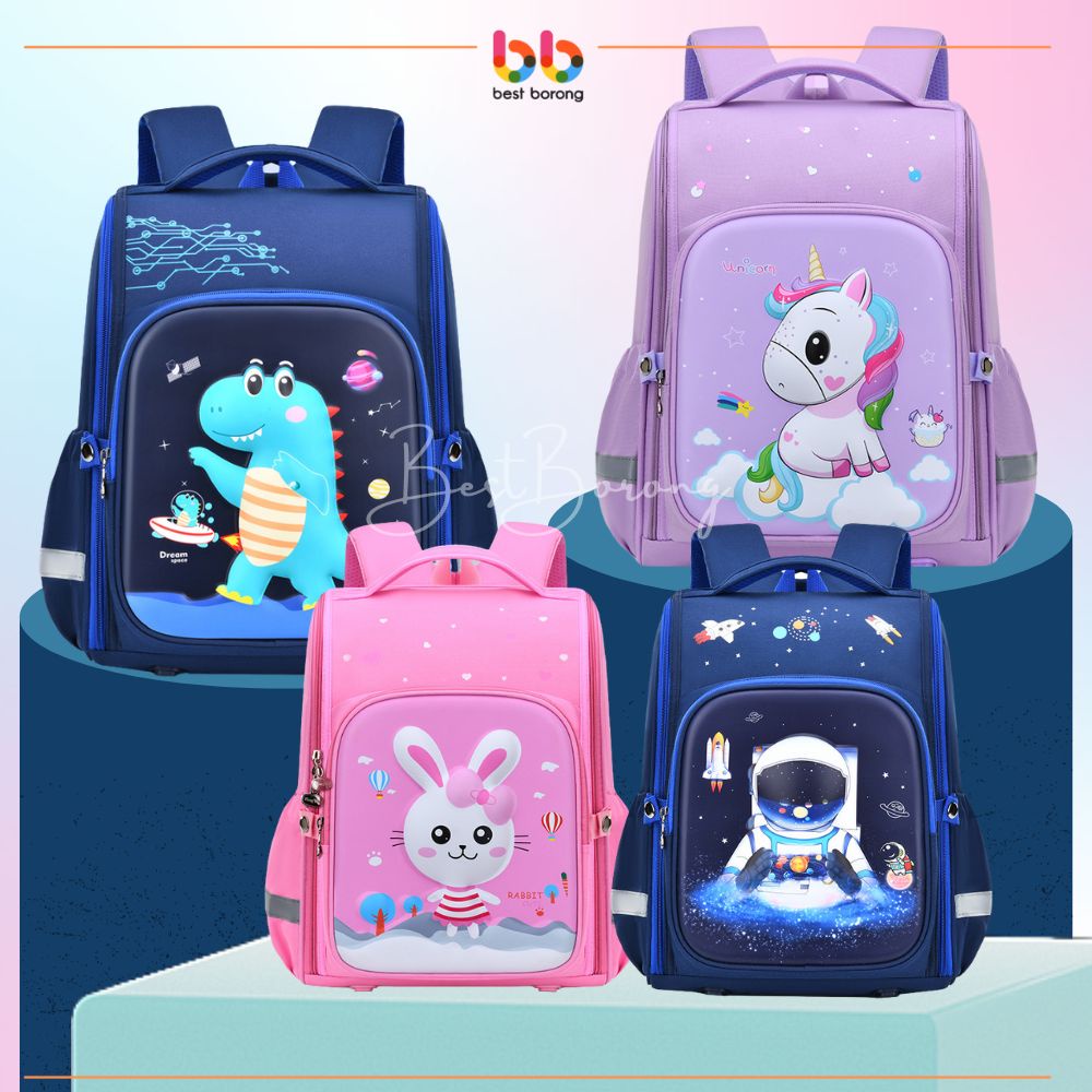 38cm 41cm Children Primary School High Quality 3D Ergonomic Bag For ...