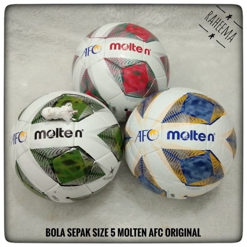 Original AFC MOLTEN Football | Foot Ball size 5 MOLTEN 5000 | Shopee Malaysia