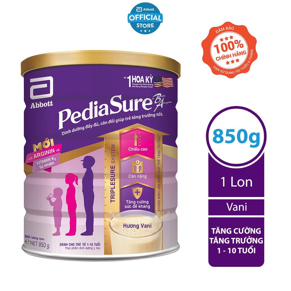 Pediasure POWDER MILK 850G VANANI FLAVOR (DATE 03/2024) | Shopee Malaysia