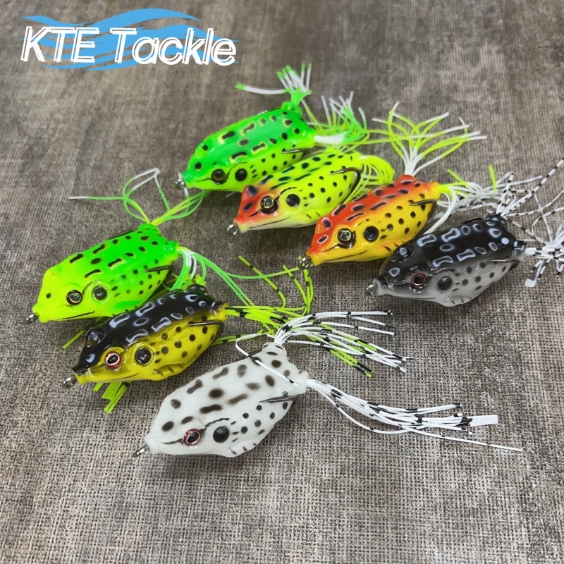 【KTE】 Jump Frog Lure Snakehead Killer Topwater Fishing Lures Ikan ...