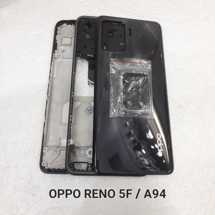Kesing Housing Casing fullset Oppo Reno 5f A94 frame+bezel+backdoor ...