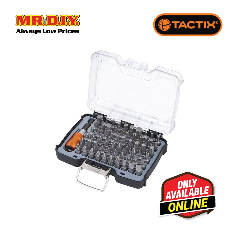 TACTIX Quick Change Driving Bit Set (61 pieces) | Shopee Malaysia