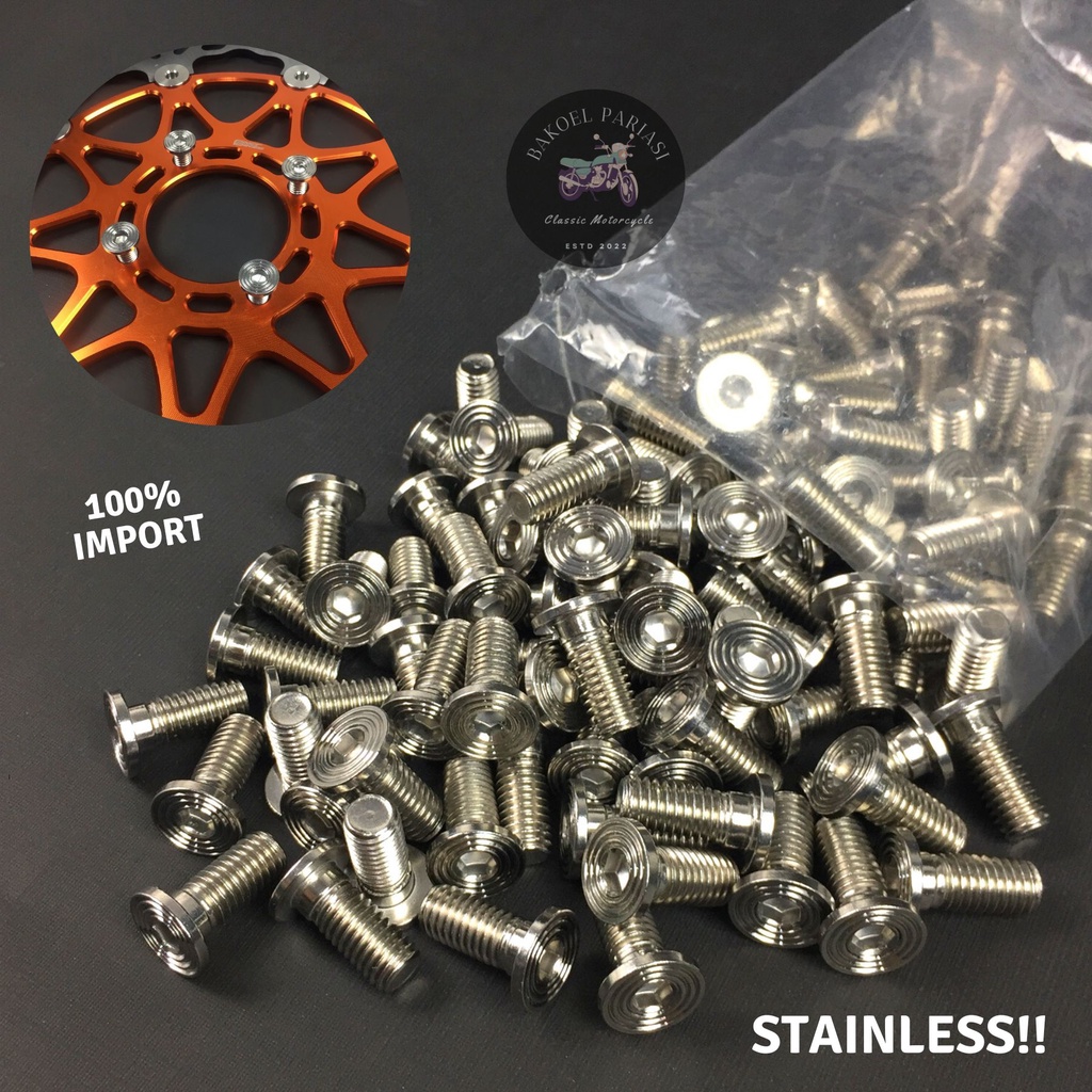 DISC BOLTS IMPORTED STAINLESS DISK BOLTS DRAT DISC BOLTS 12 STAINLESS ...