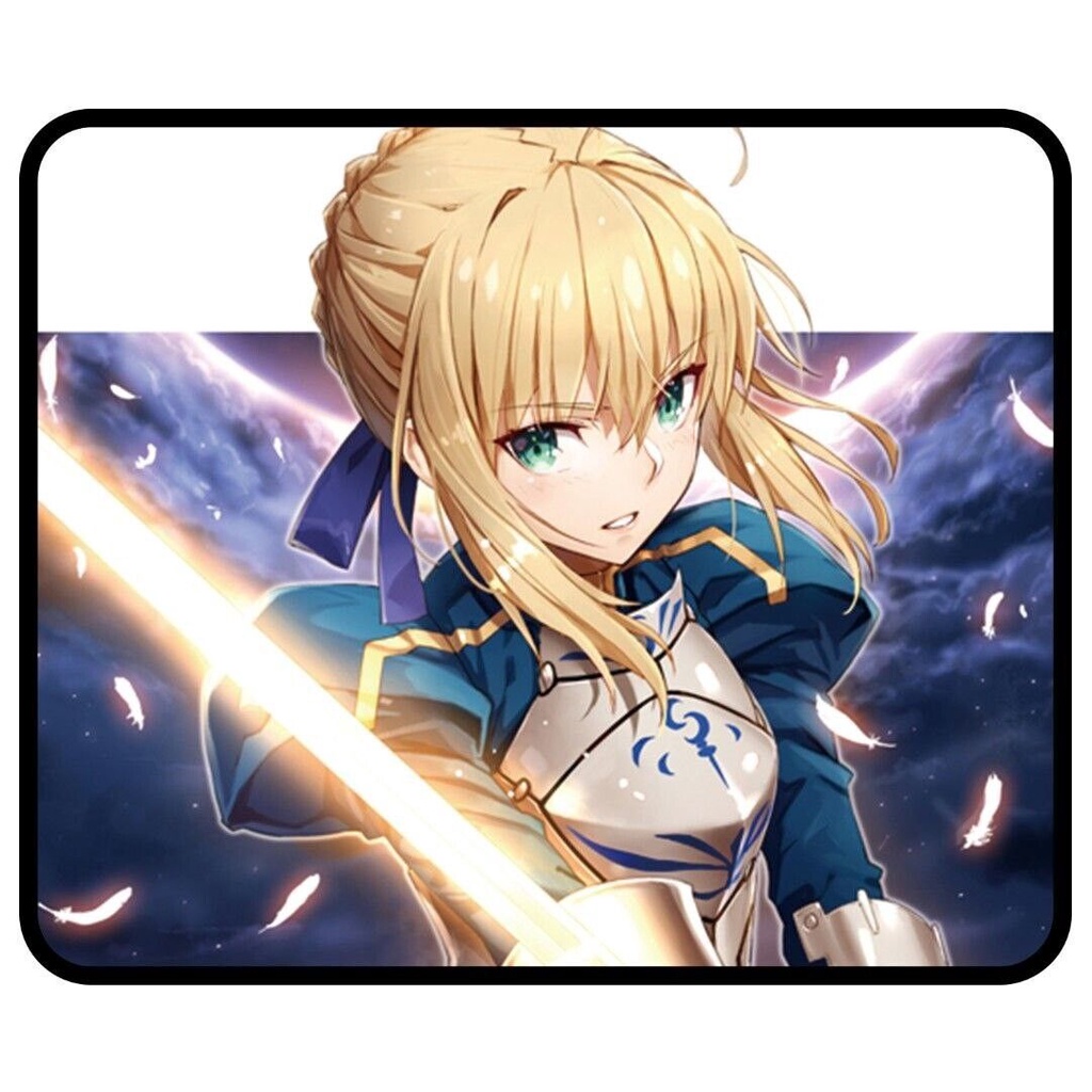 Saber [Artoria Pendragon] - Fate/stay night Lock Edge Gaming Mouse Pad ...