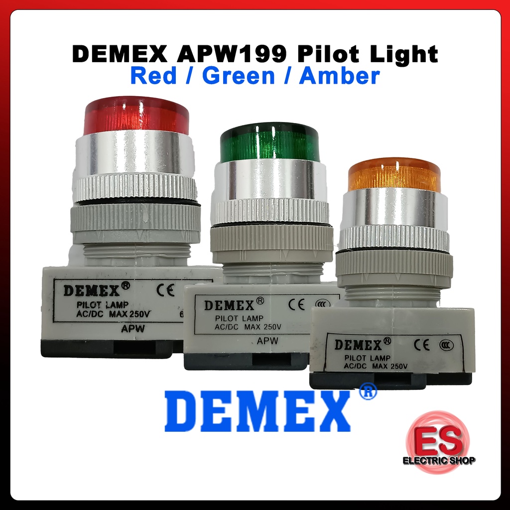Demex Pilot Light without LED Blub APW199 | Shopee Malaysia