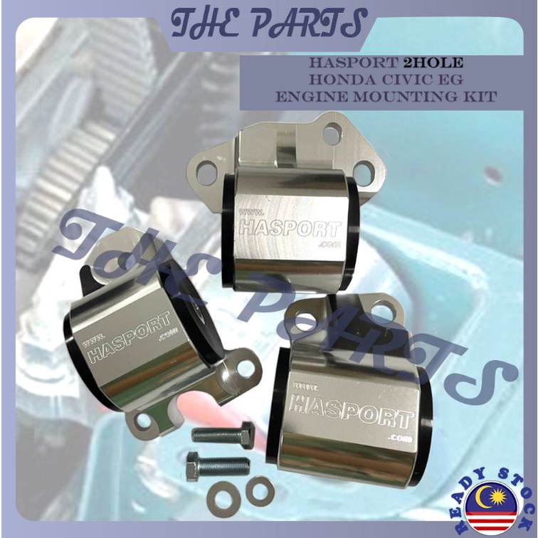 Hasport 2Hole 2 Hole Engine Mounting Kit For Honda Civic EG Integra DC2 ...