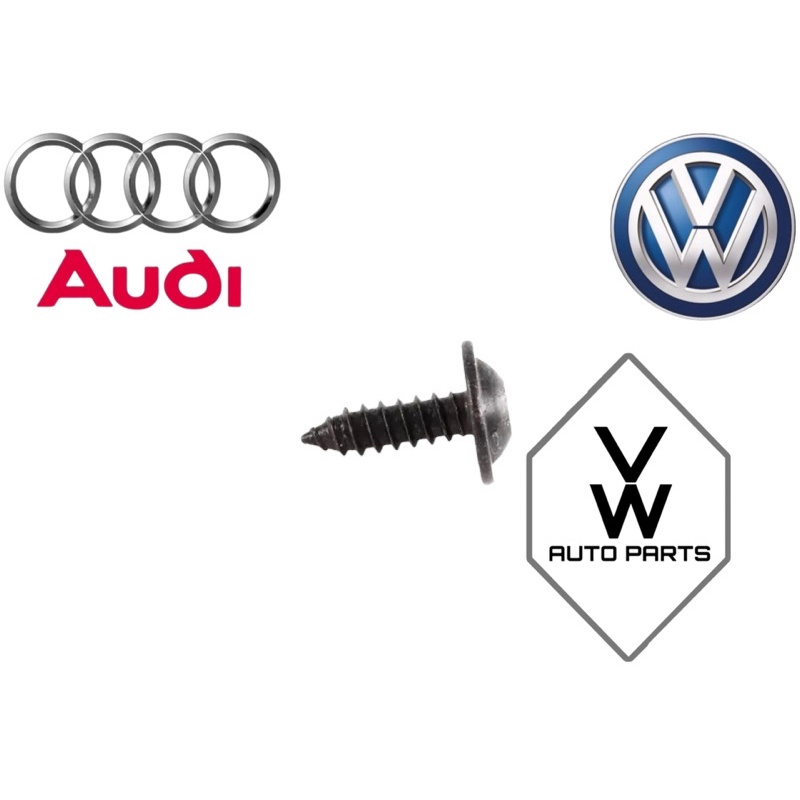 ( 100% ORIGINAL ) GENUINE AUDI / VOLKSWAGEN SHIELD COVER SCREW BOLT ...
