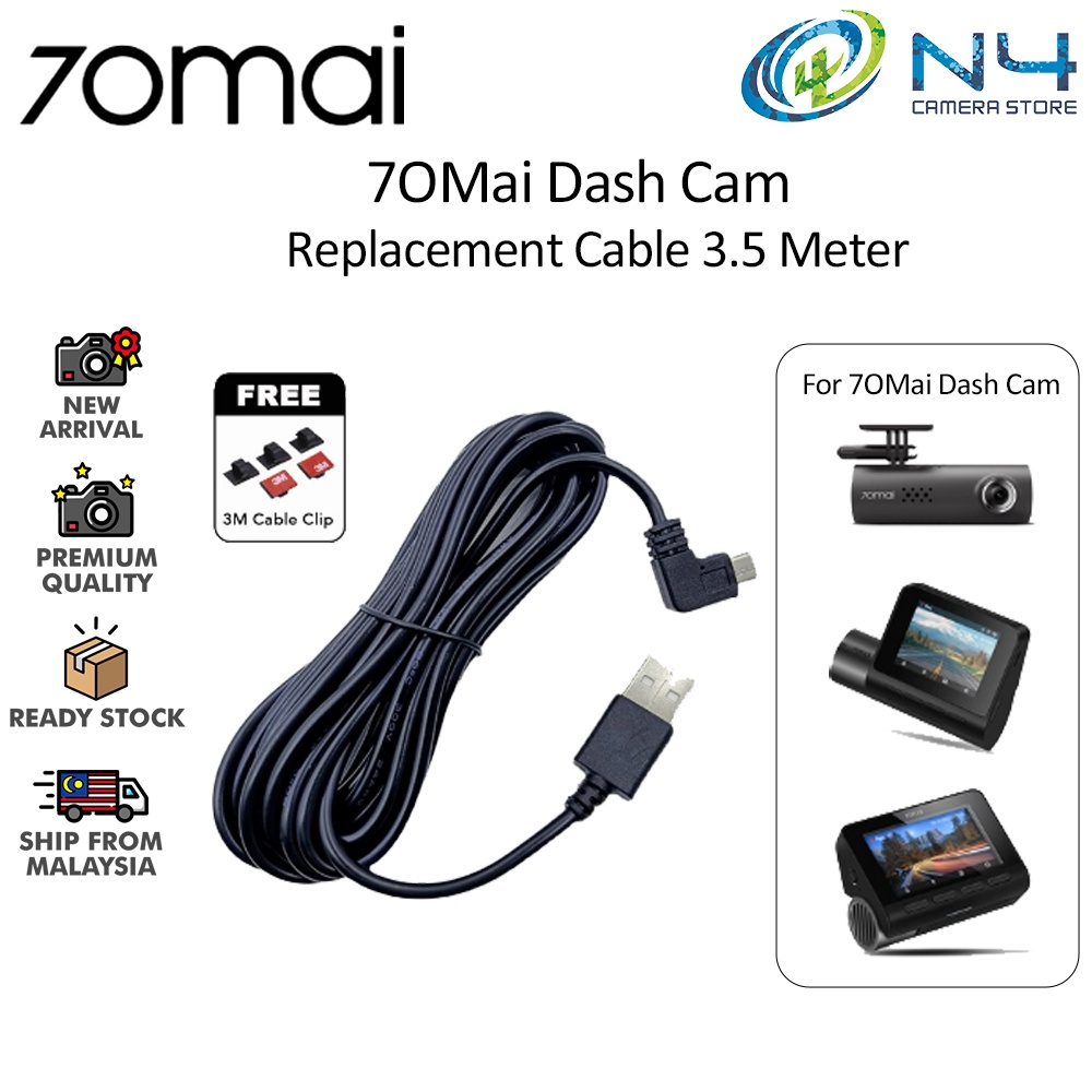 70mai Charging Cable for 70mai 4K A800S 70mai A500S 70mai 1S D06 D07 ...