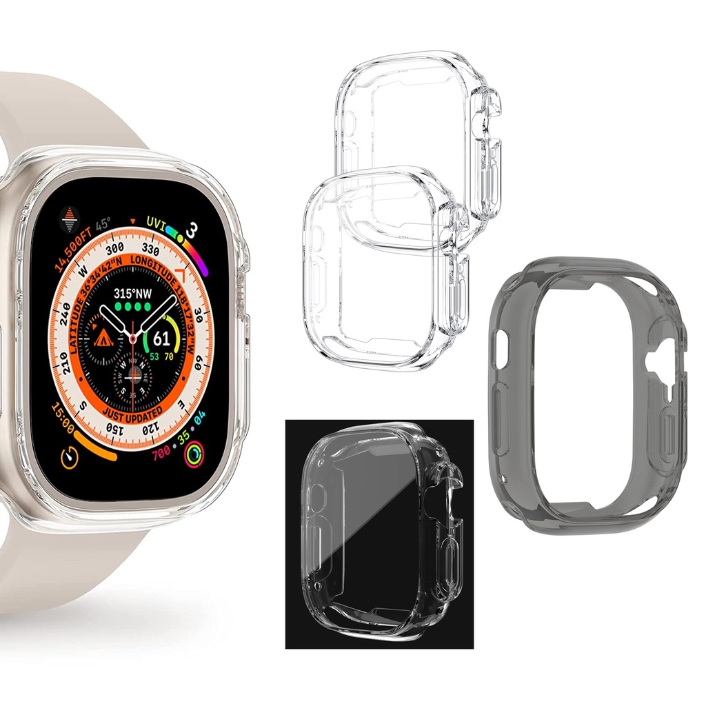 TPU Protective Cover Case For iWatch Apple Watch Series 8 7 6 5 4 SE ...