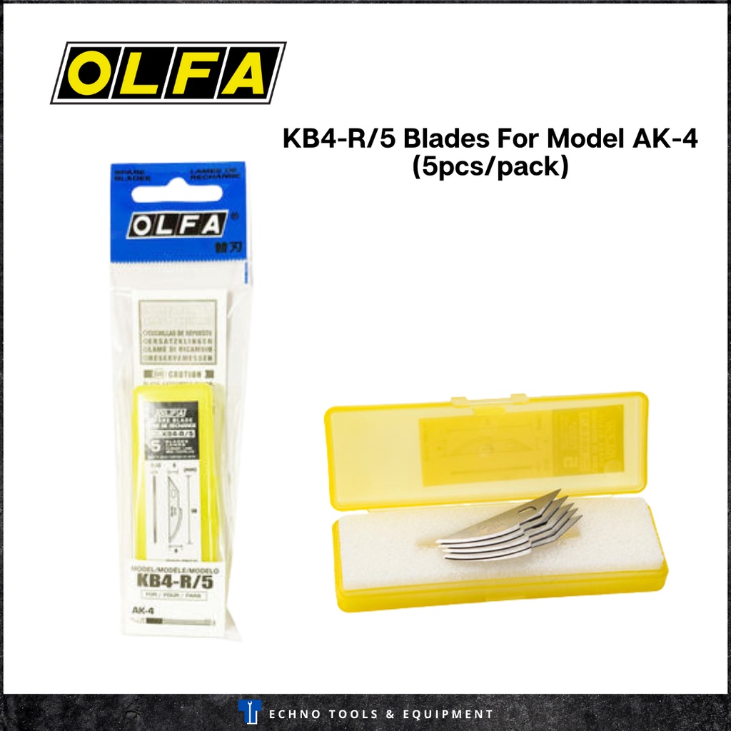 OLFA KB4-R/5 Replacement For Model AK-4 (5pcs/pack) | Shopee Malaysia