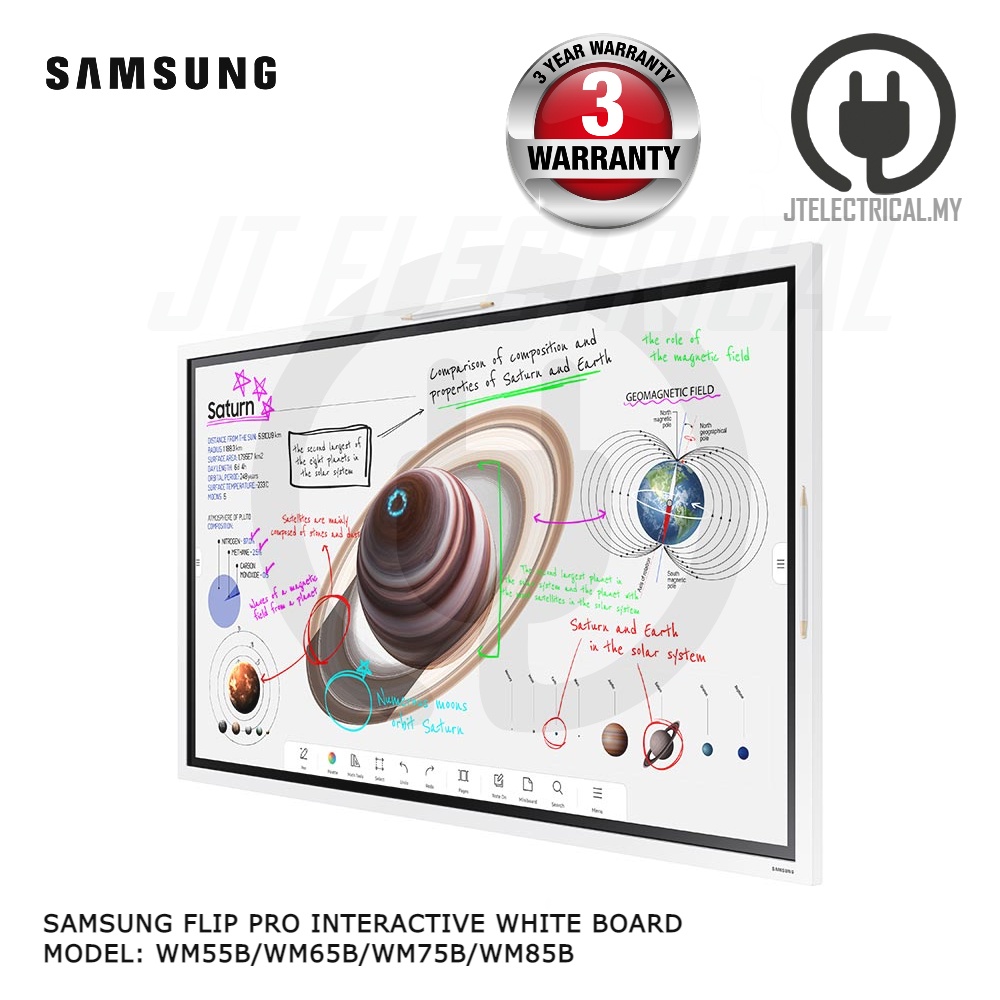 Samsung Flip Pro WM55B WM65B WM75B WM85B Interactive White Board ...