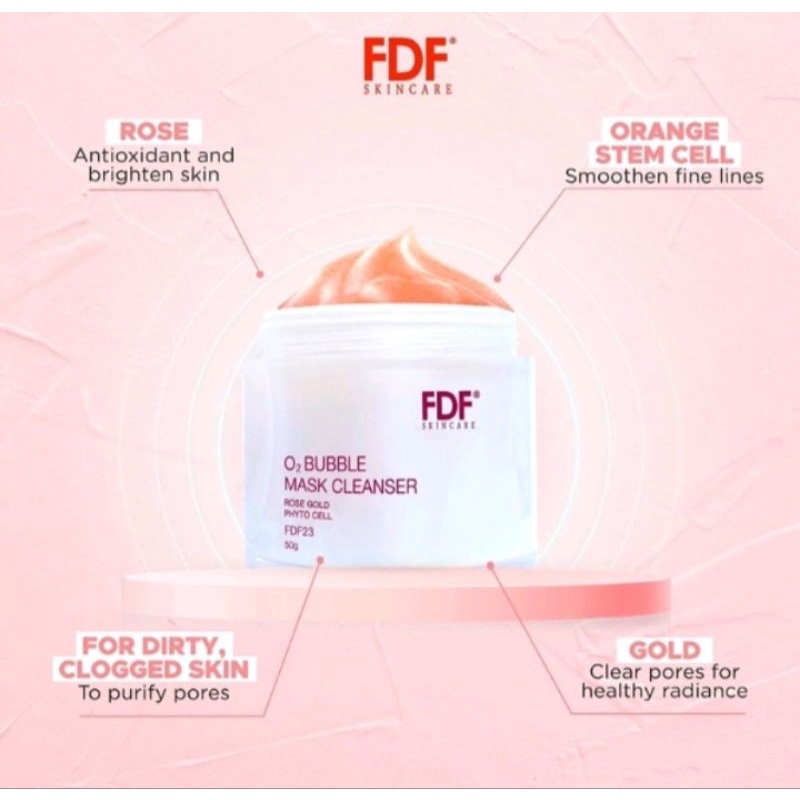 Fdf Fruit De France - 02 bubble mask cleanser 50g Skin Purify Pores ...