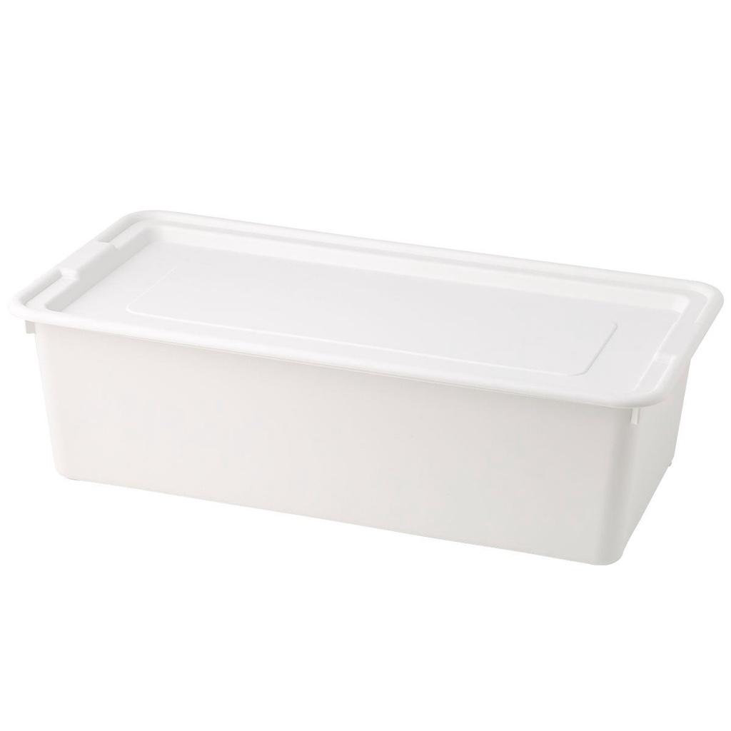 NITORI Nitori Storage Container With Lid N-Robin Wide WH | Shopee Malaysia