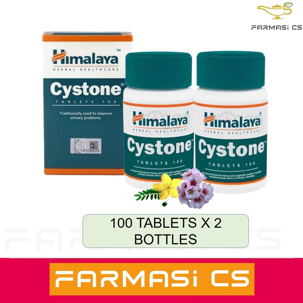 Himalaya Cystone 100 Tablets x 2 Bottles Exp:07/2025 [ Farmasi CS ] | Shopee Malaysia