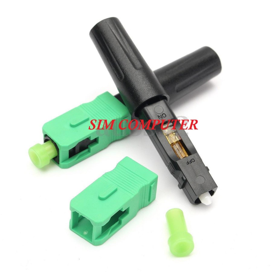 1 Pc SC-APC Fiber Optic Quick Fast Connector Adapter For FTTH - APC ...