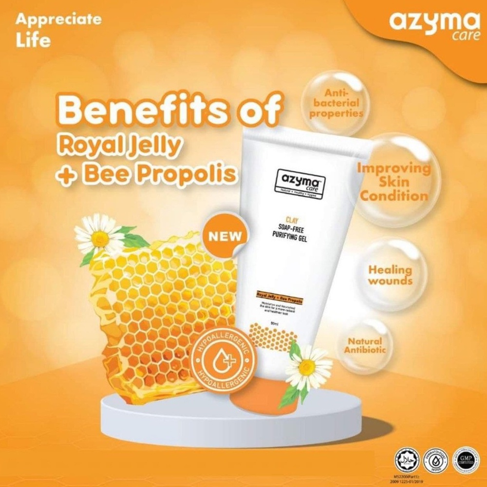 Azyma Care Clay Facial Wash (50ml) | Shopee Malaysia