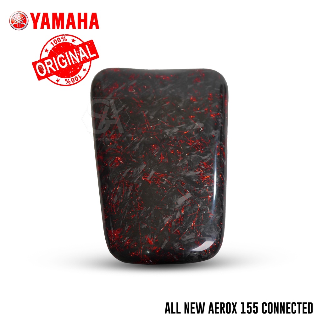 All NEW AEROX 155 CONNECTED V2 CARBON KEVLAR FORGED TANK LID COVER ...