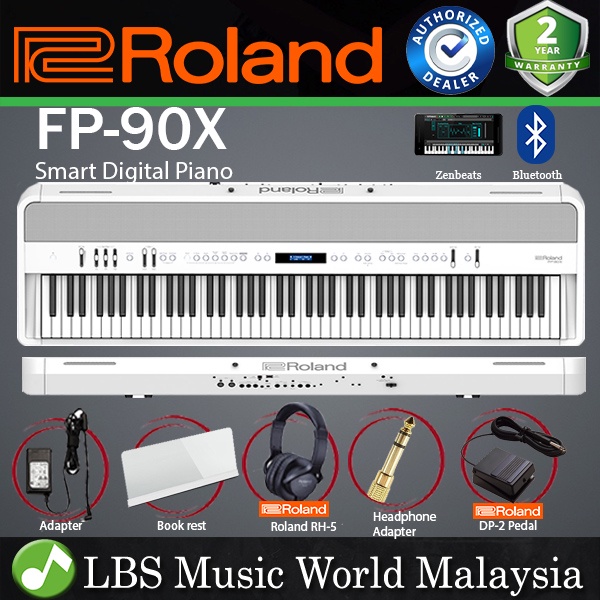 Roland FP-90X 88 Keys Portable Digital Piano with PHA-50 Bluetooth ...