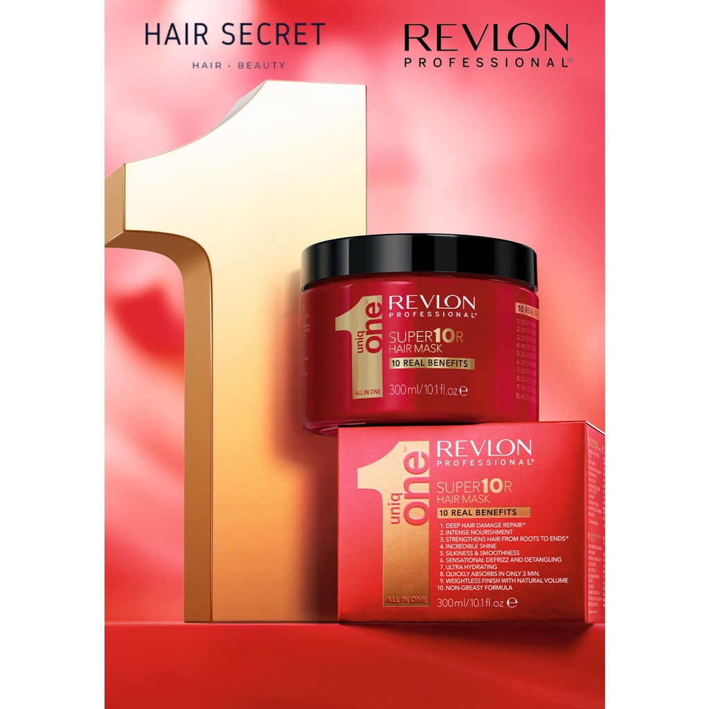 Revlon Professional Uniq One 10-in-1 Hydration Super Mask (For Damaged ...