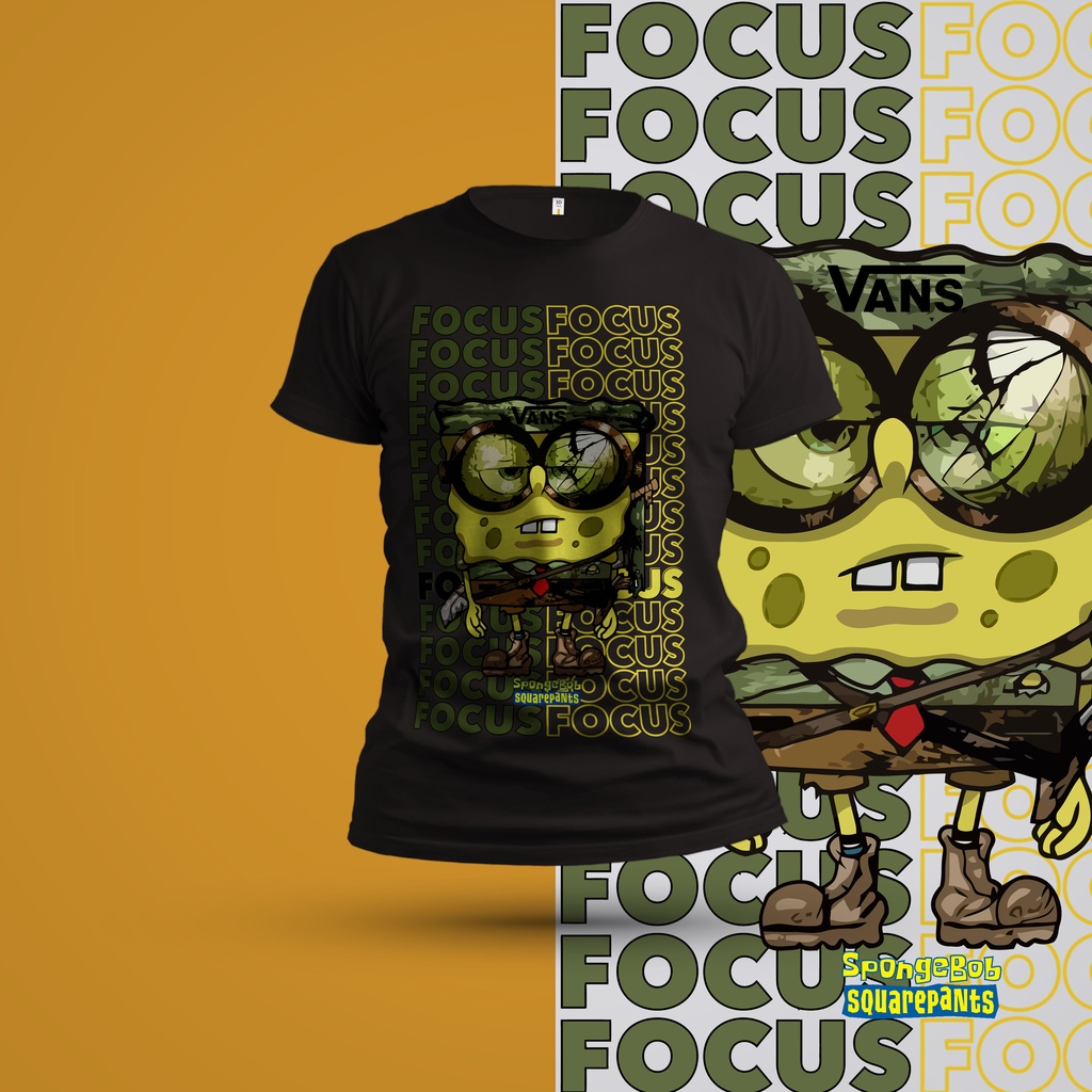 TSHIRT SPONGEBOB DESIGN (PREMIUM COTTON & BIG PRINT) | Shopee Malaysia